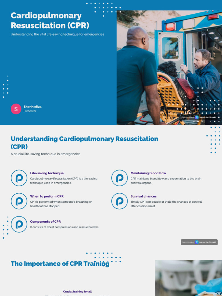 Cardiopulmonary Resuscitation CPR | PDF