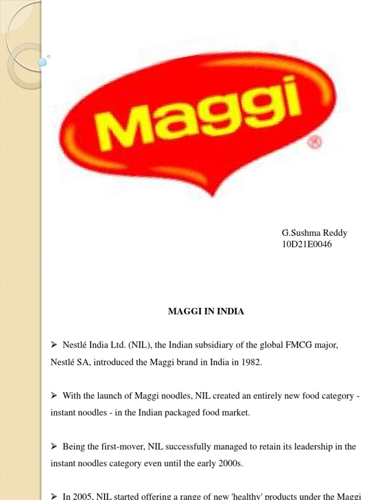 Maggi | PDF | Brand | Foods