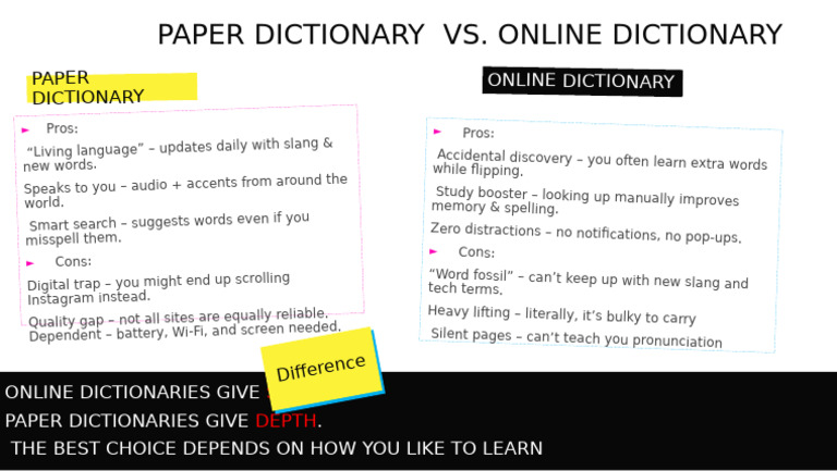 Dictionary Vs | PDF