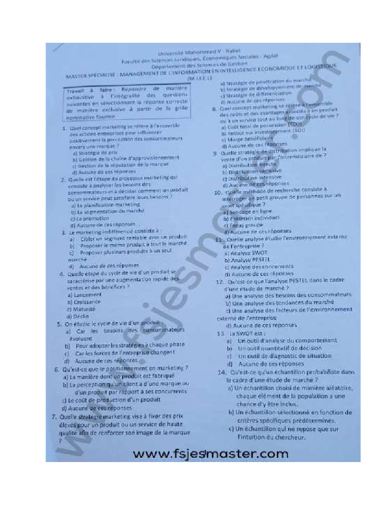 Exemple Concours | PDF