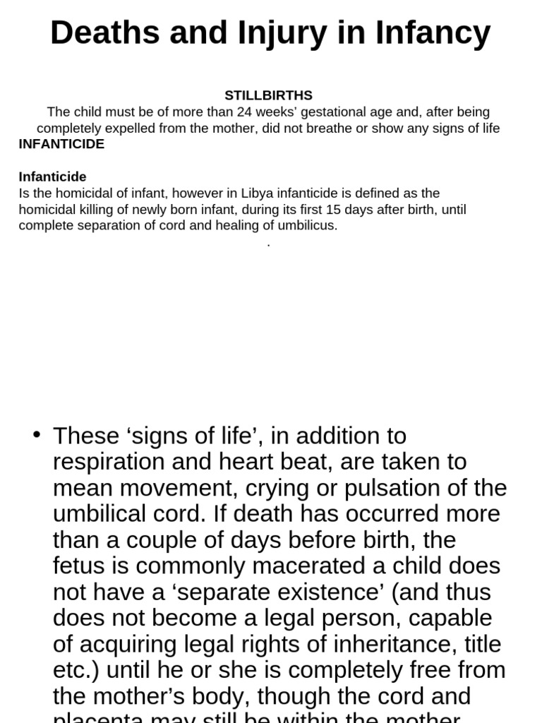 Infanticide and Child Abuse | PDF | Fetal Viability | Respiratory System