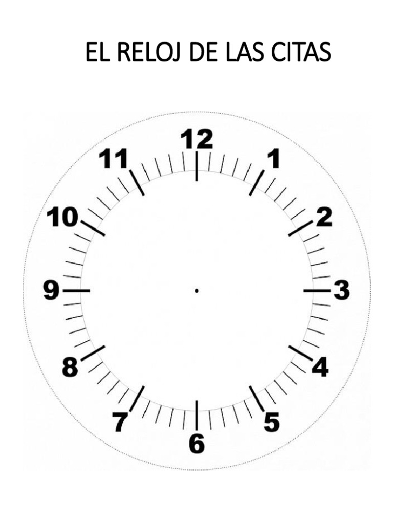 El Reloj de Las Citas | PDF
