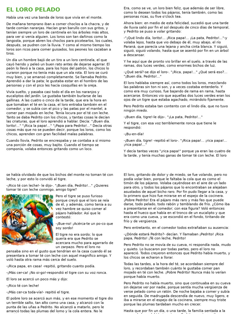 El Loro Pelado | PDF