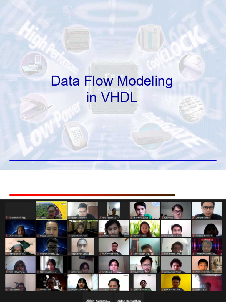DataFlow VHDL | PDF | Vhdl | Logic Synthesis