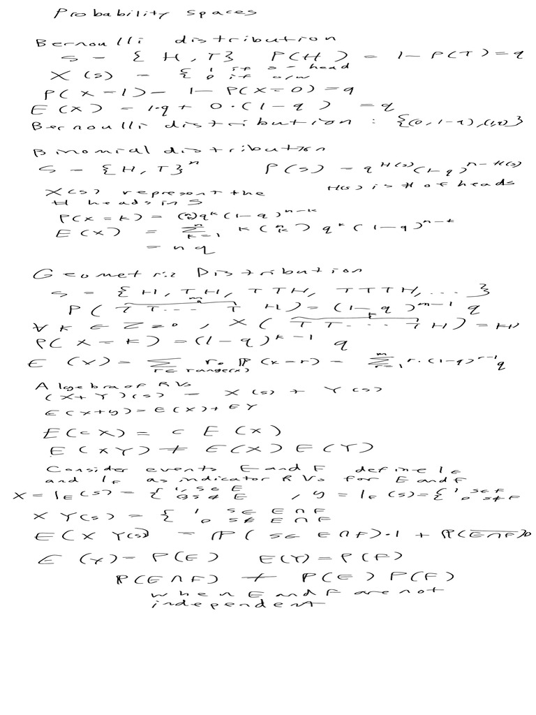 Probability Spaces | PDF
