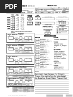 D&D 5E Monster Stat Block Template | PDF