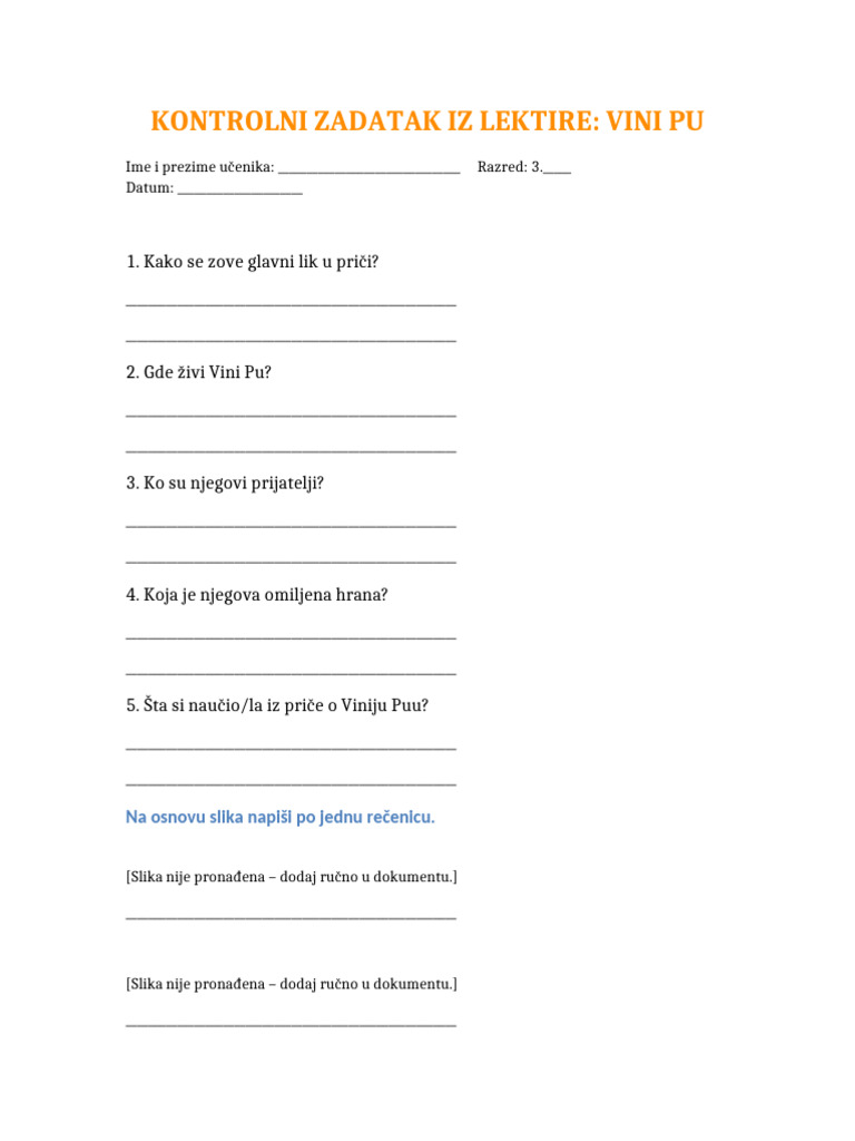Kontrolni Vini Pu Slike | PDF