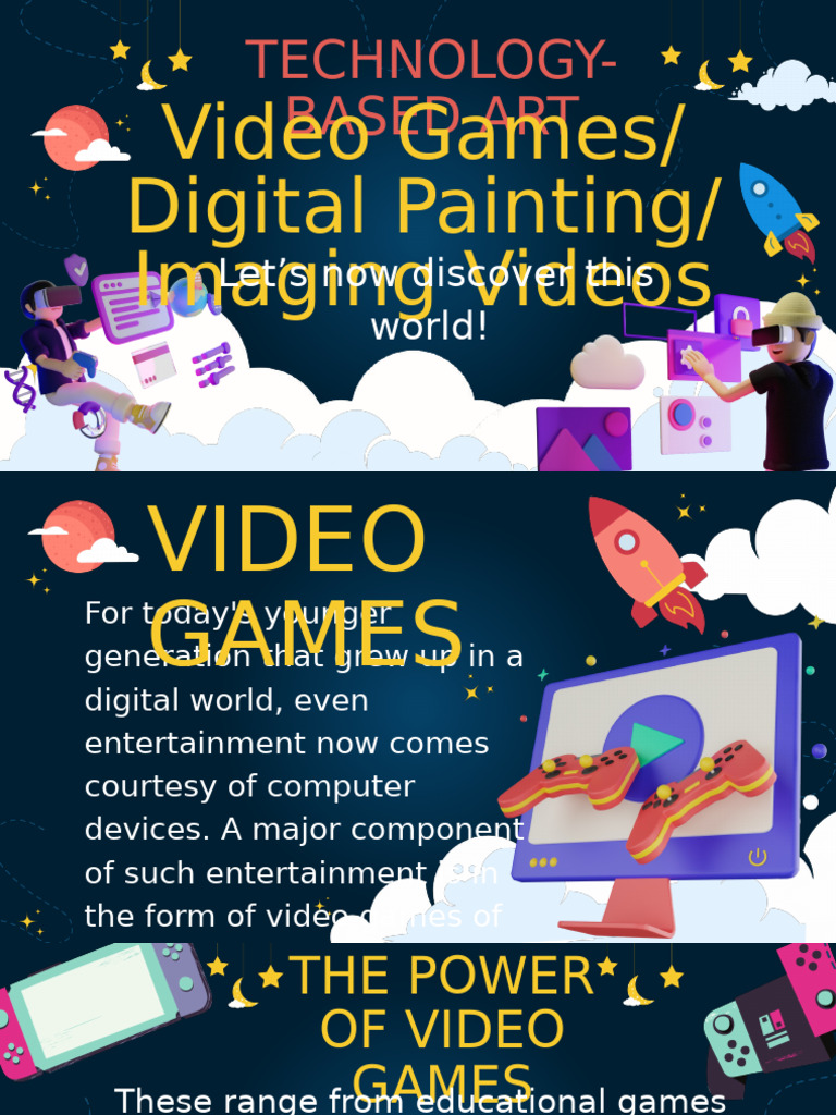 Video Games Digital Painting Imaging Videos | PDF | Paintings | Medical ...