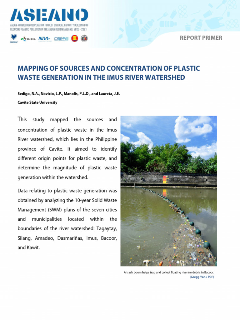 Plastic Waste Mapping in Imus Watershed | PDF | Waste | Physical Geography