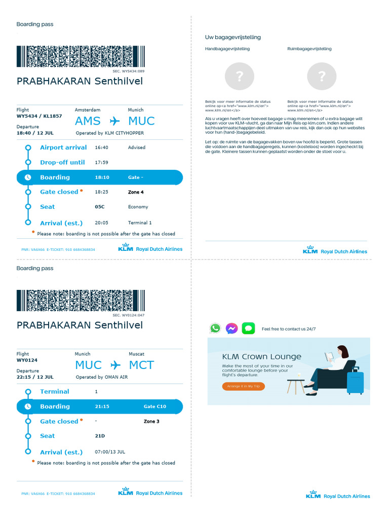 Boarding Passes-12 Jul | PDF