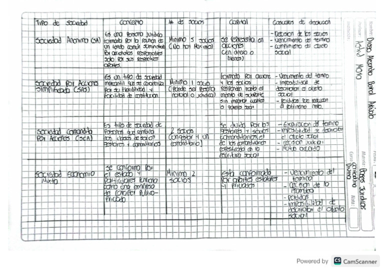 Cuadro Comparativo - Diego Bernal | PDF