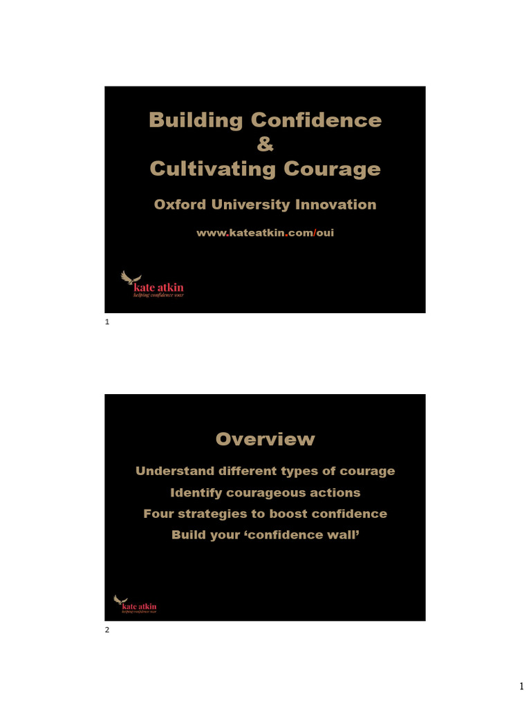 Abr Slides Oxford Uni Innovation Courage and Confidence June 2025 | PDF ...
