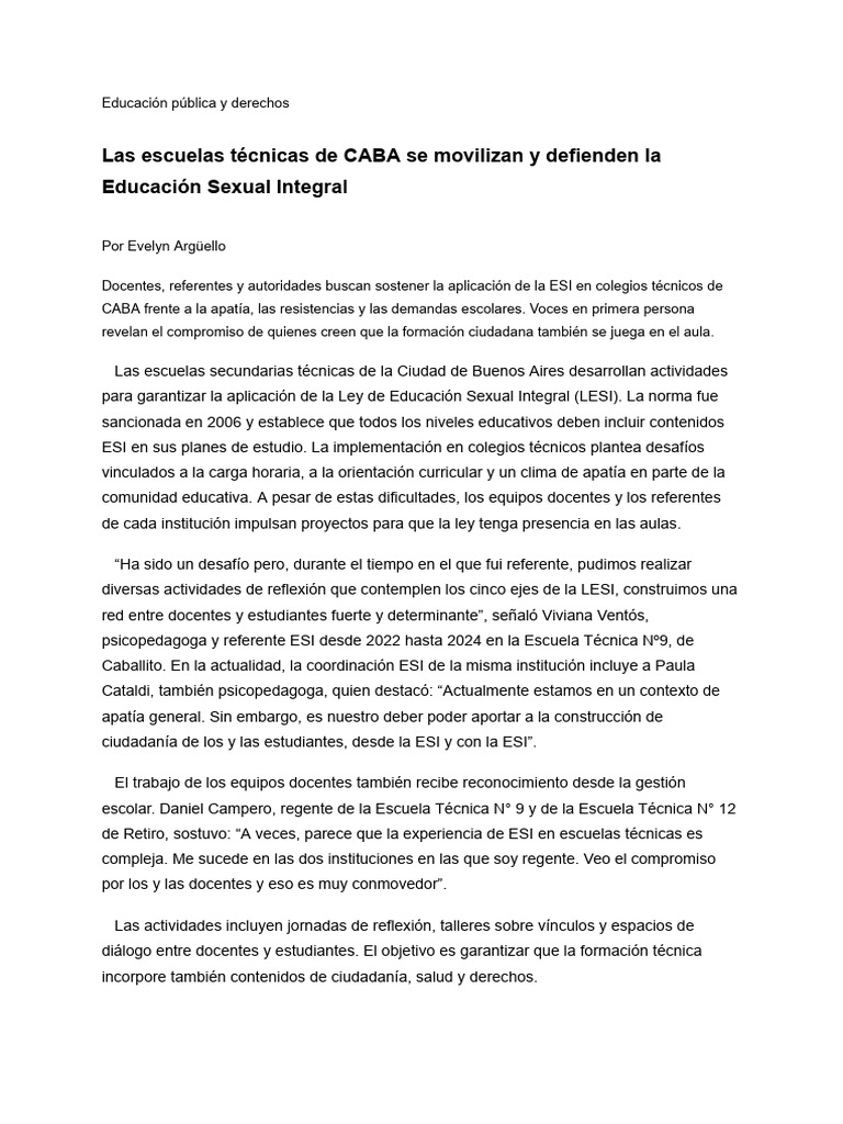 Artículo Prensa Escrita | PDF