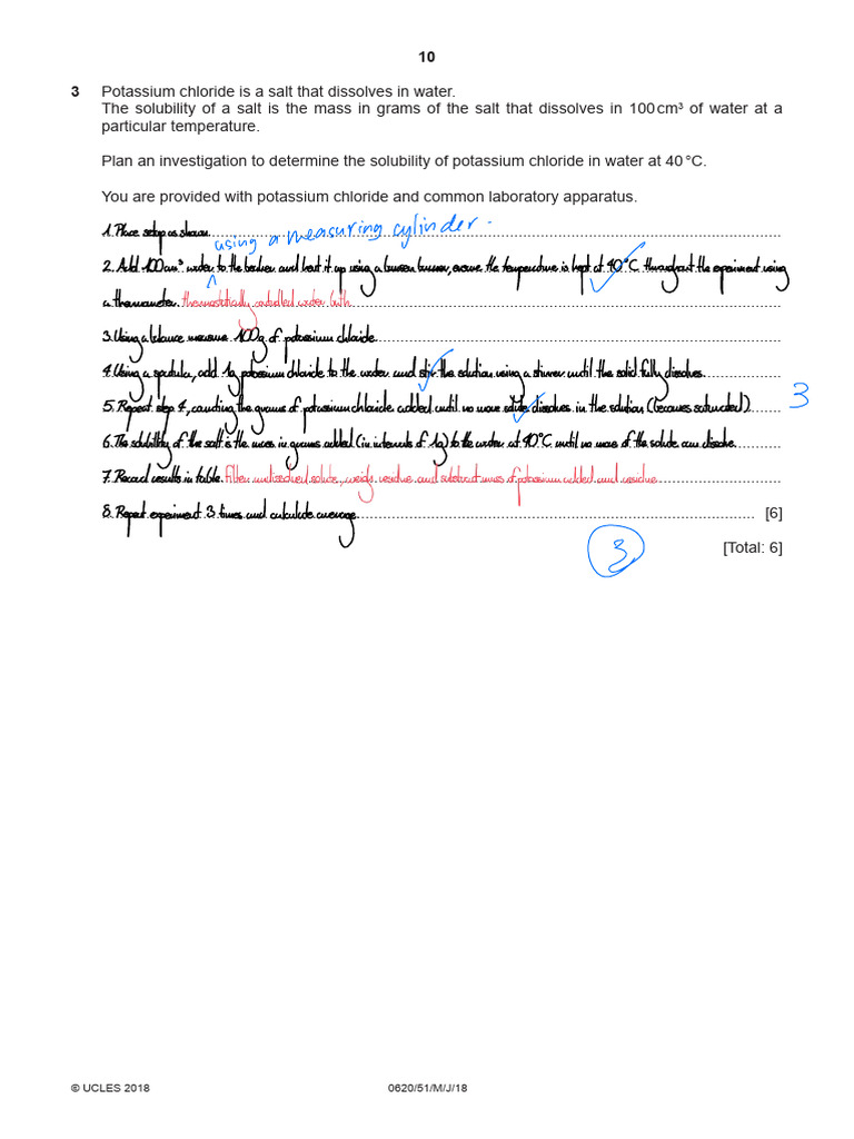 Determine The Solubility of Salt - Planning Experiment | PDF ...