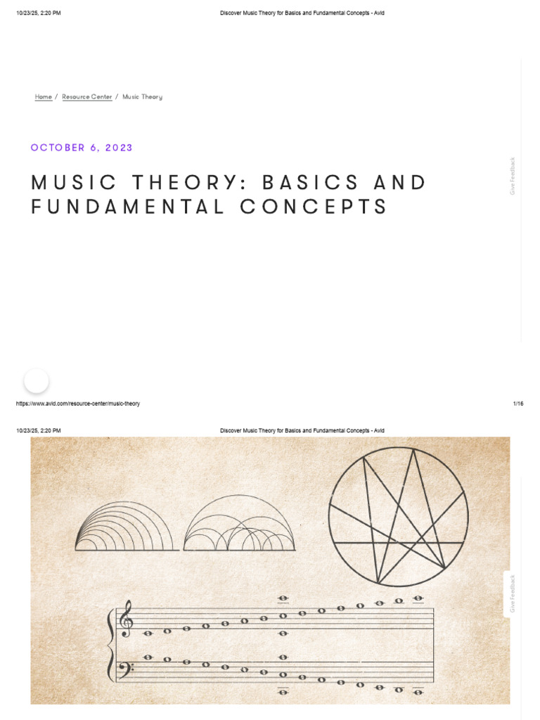 Music Theory Basics for Producers | PDF | Harmony | Scale (Music)