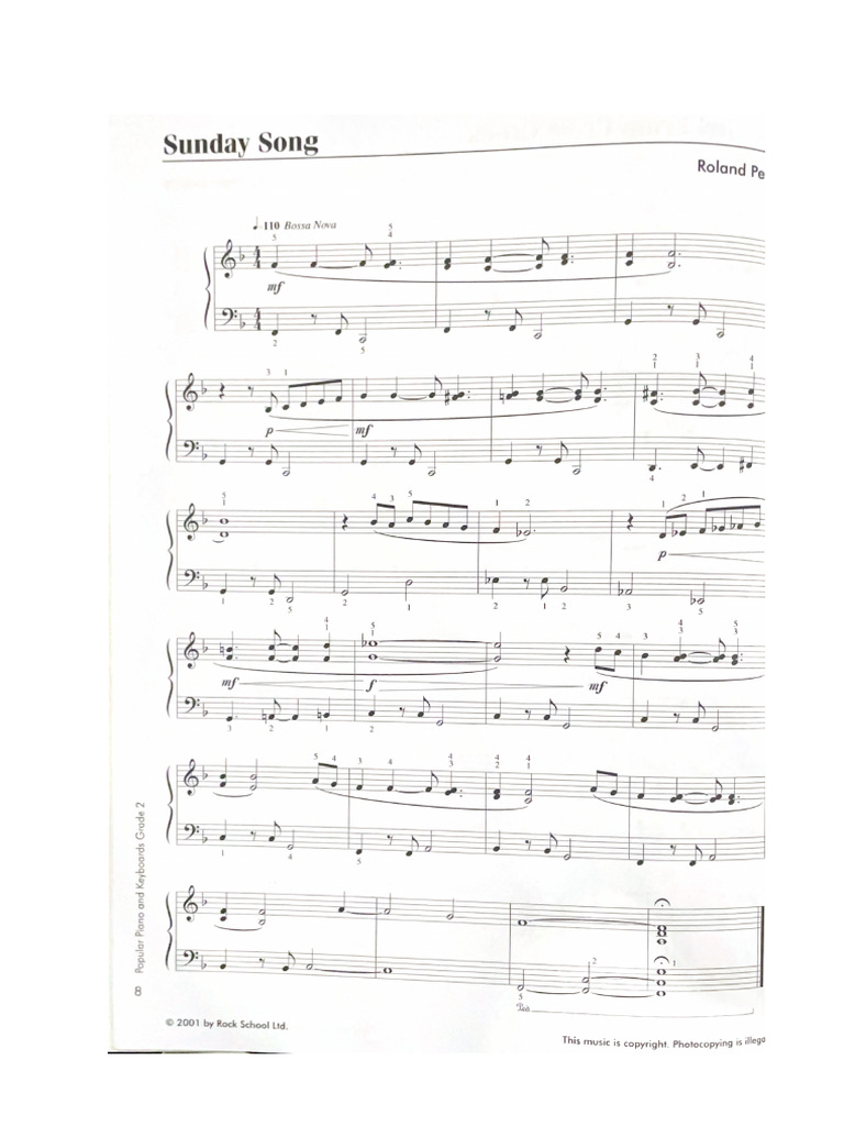 Sunday Song | PDF
