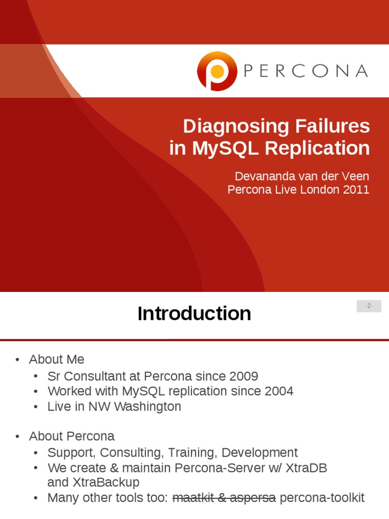 PLUK2011 Diagnosing and Fixing Mysql Replication | PDF | Replication (Computing) | Information ...