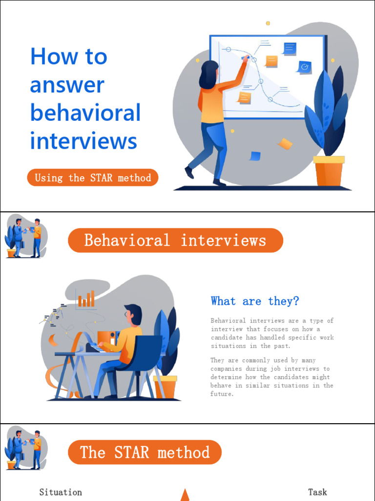 How To Answer Behavioral Interview Questions | PDF | Job Interview ...