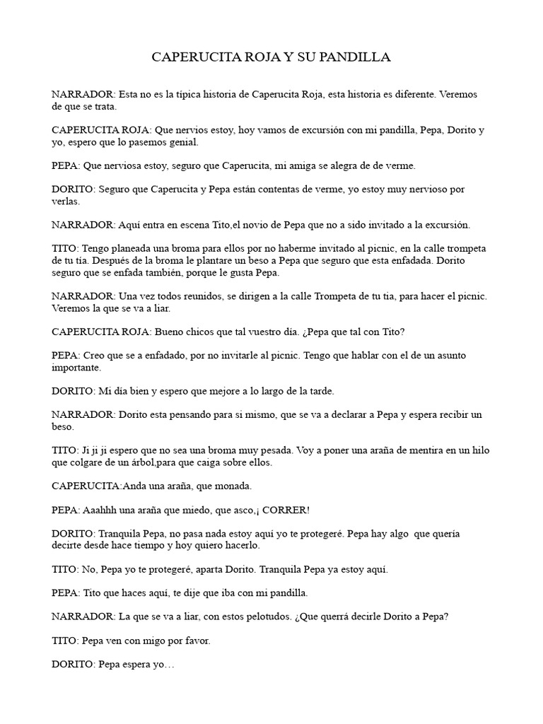 Caperucita y Su Pandilla | PDF