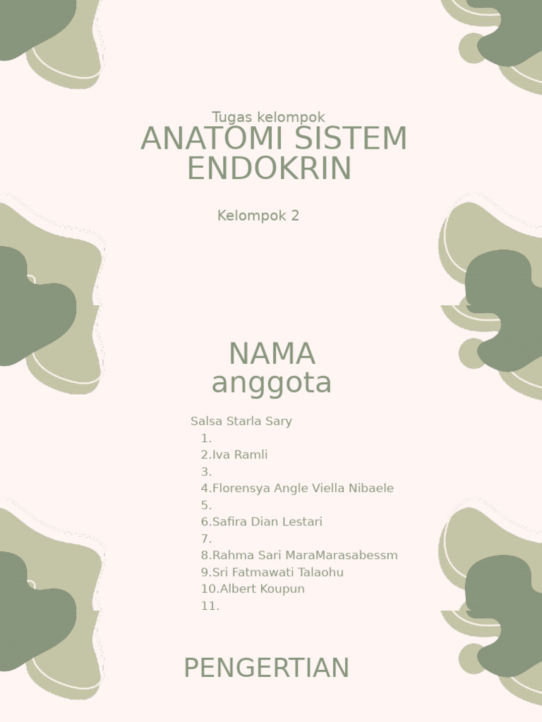 Anatomi Sistem Endokrin - 20251022 - 205559 - 0000 | PDF