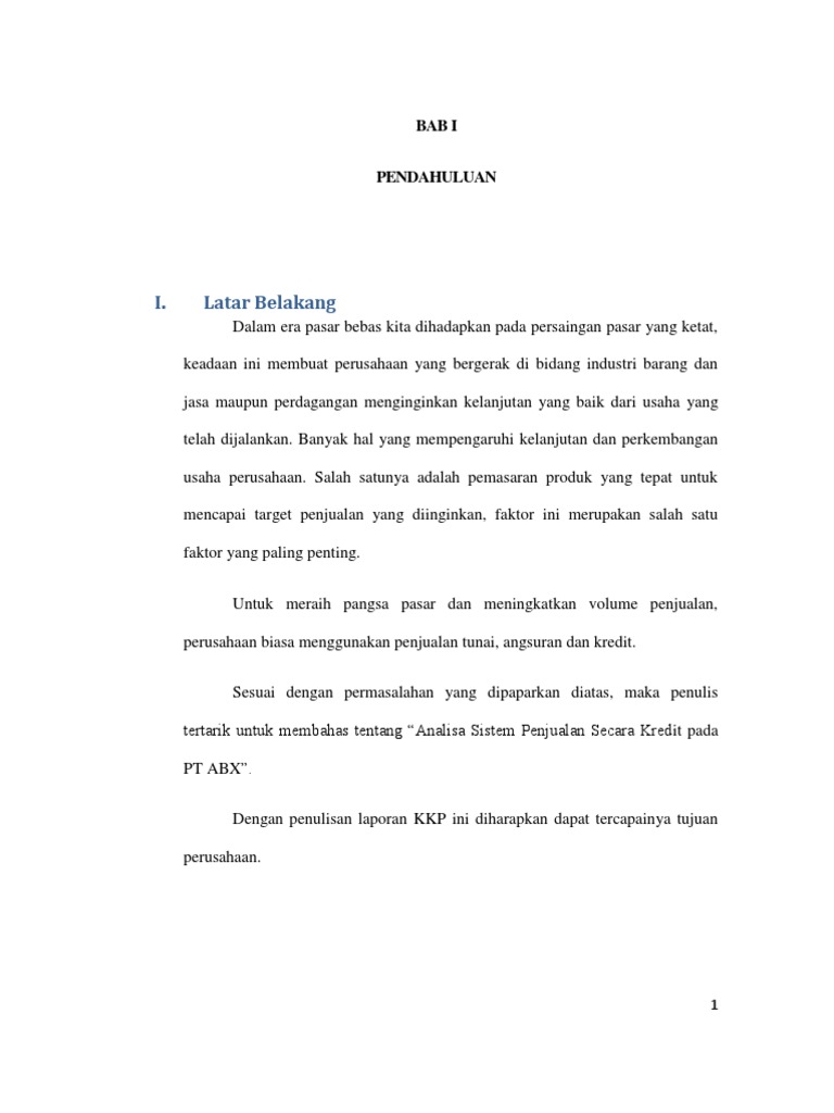 Contoh KKP | PDF