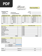 Safe Tally Sheet | PDF | Money | Banking