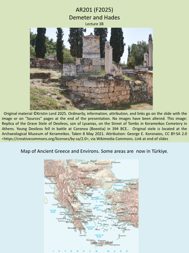 AR201 Lec3b Demeter and Hades | PDF | Hades | Persephone
