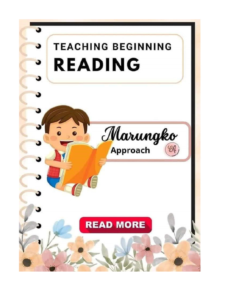 Marungko Approach For Beginning Reading | PDF