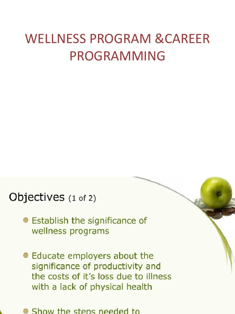Wellness Program &career Programming | PDF