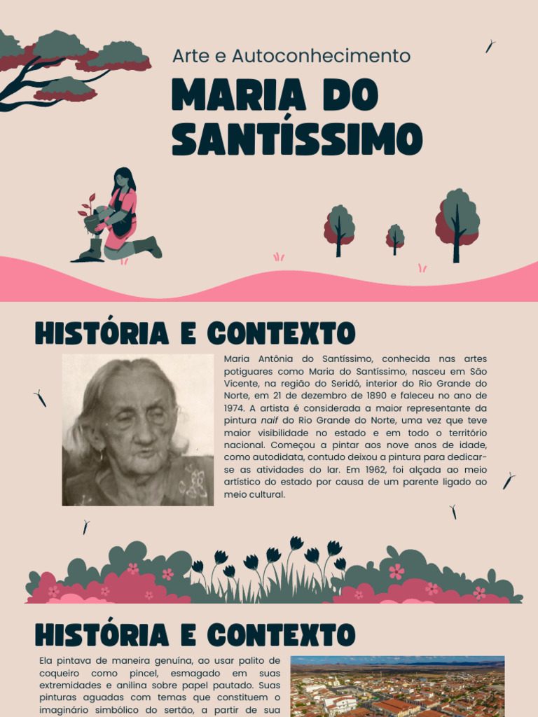Maria do Santíssimo: Arte e Cotidiano Sertanejo | PDF | Pinturas | As artes