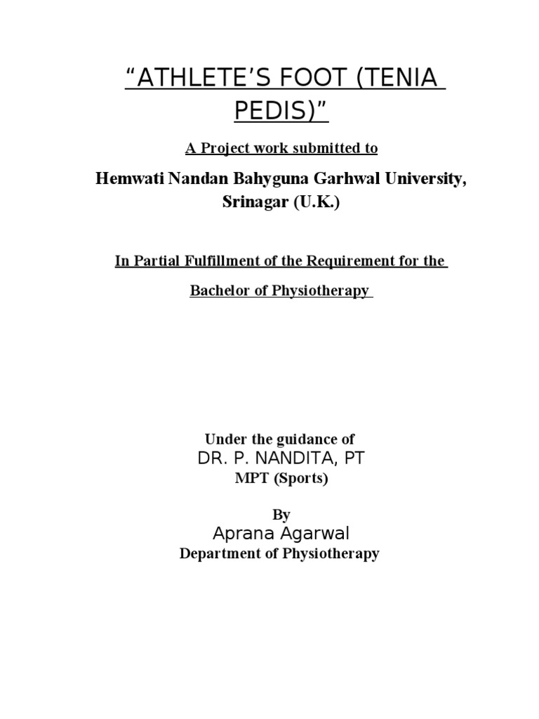 Project On Anatomy of Foot & Skin | PDF | Dermatitis | Epidermis