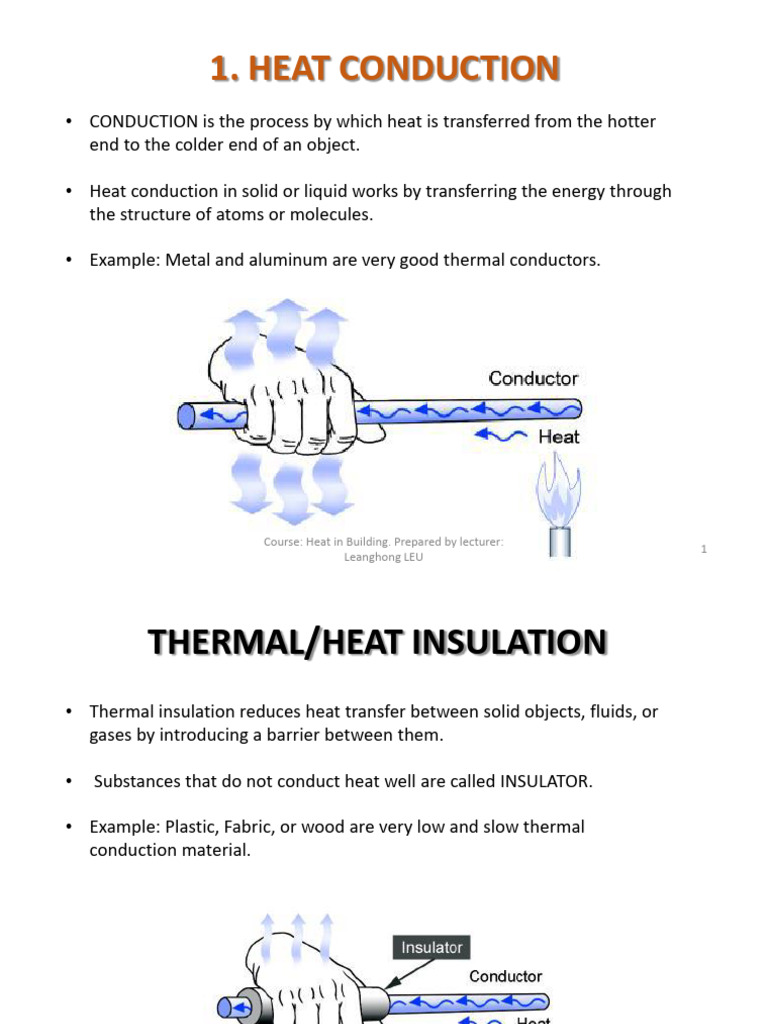 Week 02-03-Conduction, Convection, &radiation | PDF | Heat Transfer ...