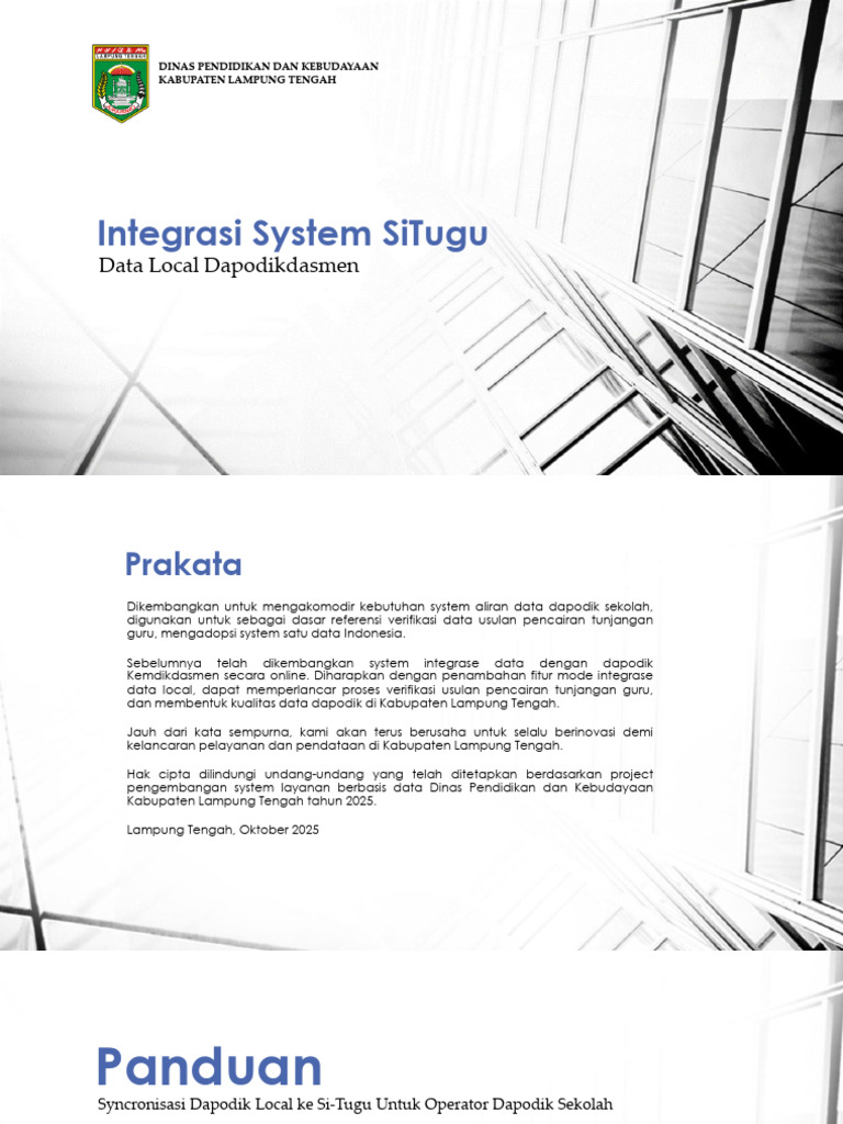 Panduan Integrasi System SiTugu | PDF