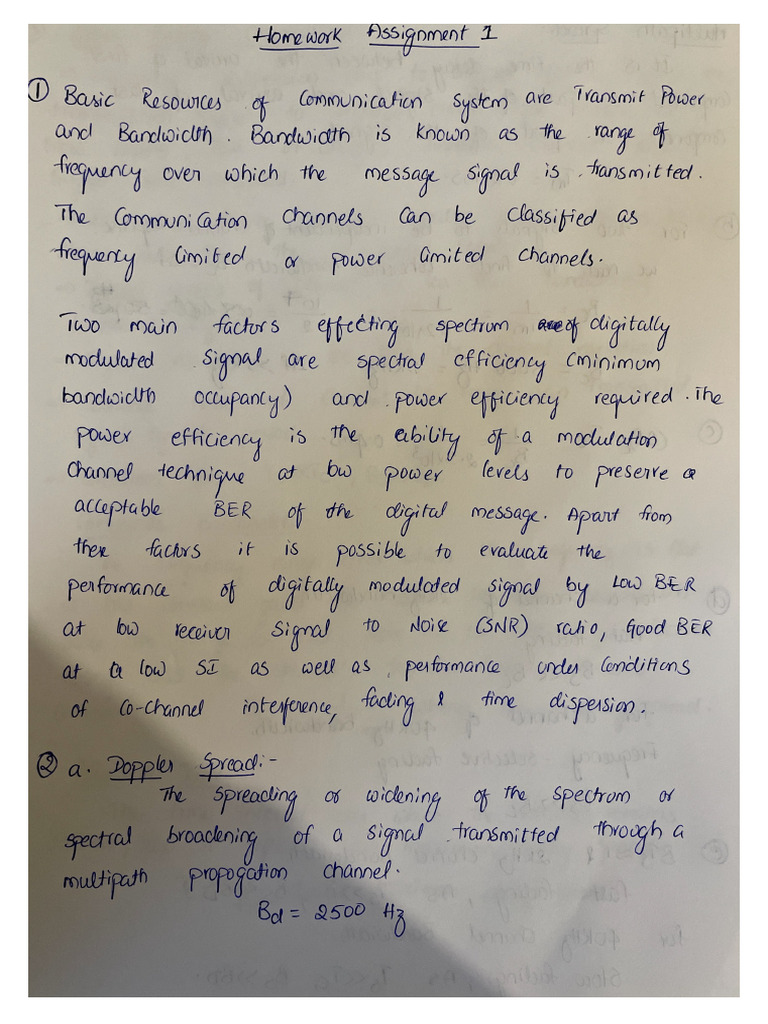 Homework Assignment 1 | PDF