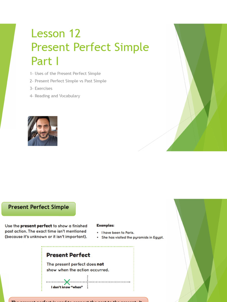 Present Perfect Simple Explained | PDF | Perfect (Grammar) | Linguistics
