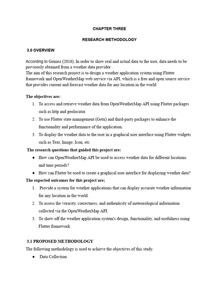 CHAP THREE (Weather Forecasting Application) | PDF | Json | User Interface