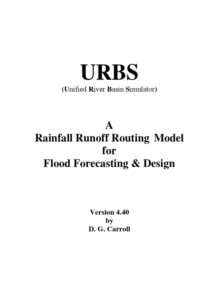 A Rainfall Runoff Routing Model For Flood Forecasting & Design | PDF ...