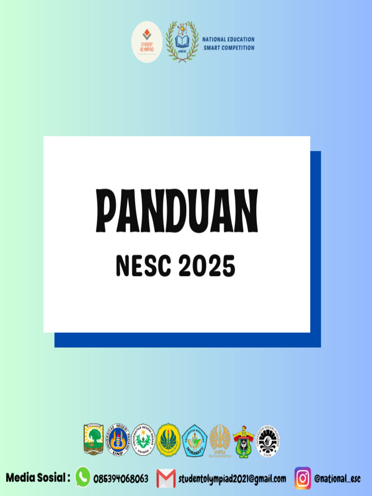 Panduan NESC 2025 | PDF