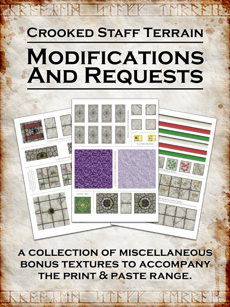 Print & Paste Textures Modifications & Requests | PDF