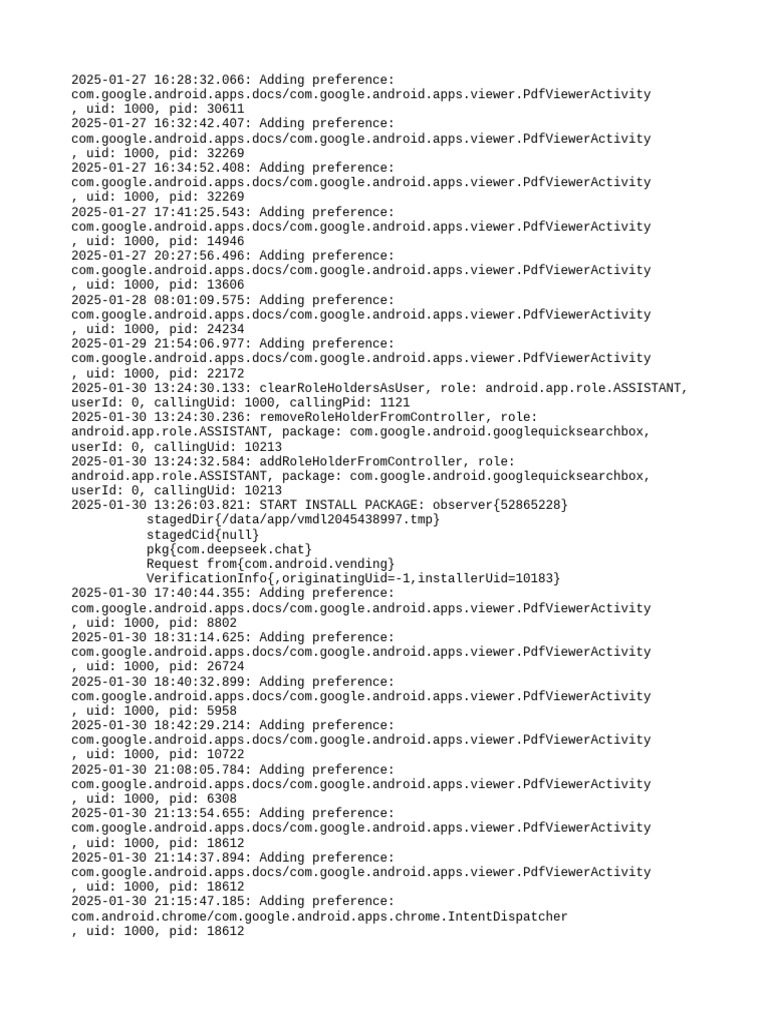 PM Debug Info | PDF | Utility Software | Mobile Software