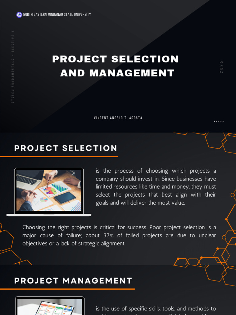 Lesson 3 Project Selection and Management | PDF | Internal Rate Of Return | Net Present Value