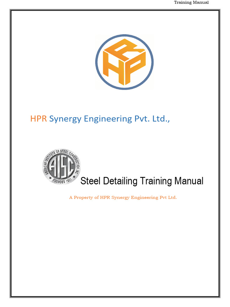 Steel Detailing Training Guide | PDF | Circle | Beam (Structure)