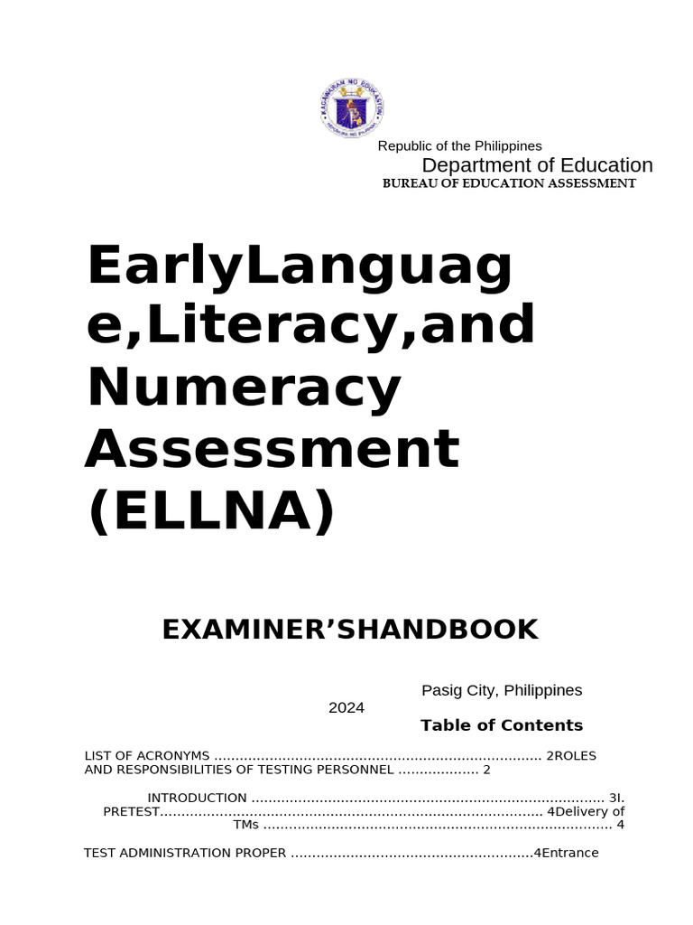 2024 Ellna Examiner - S Handbook | PDF