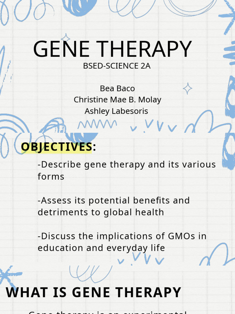 Genetherapy 250912124113 d572b451 | PDF | Gene Therapy | Genetically Modified Organism