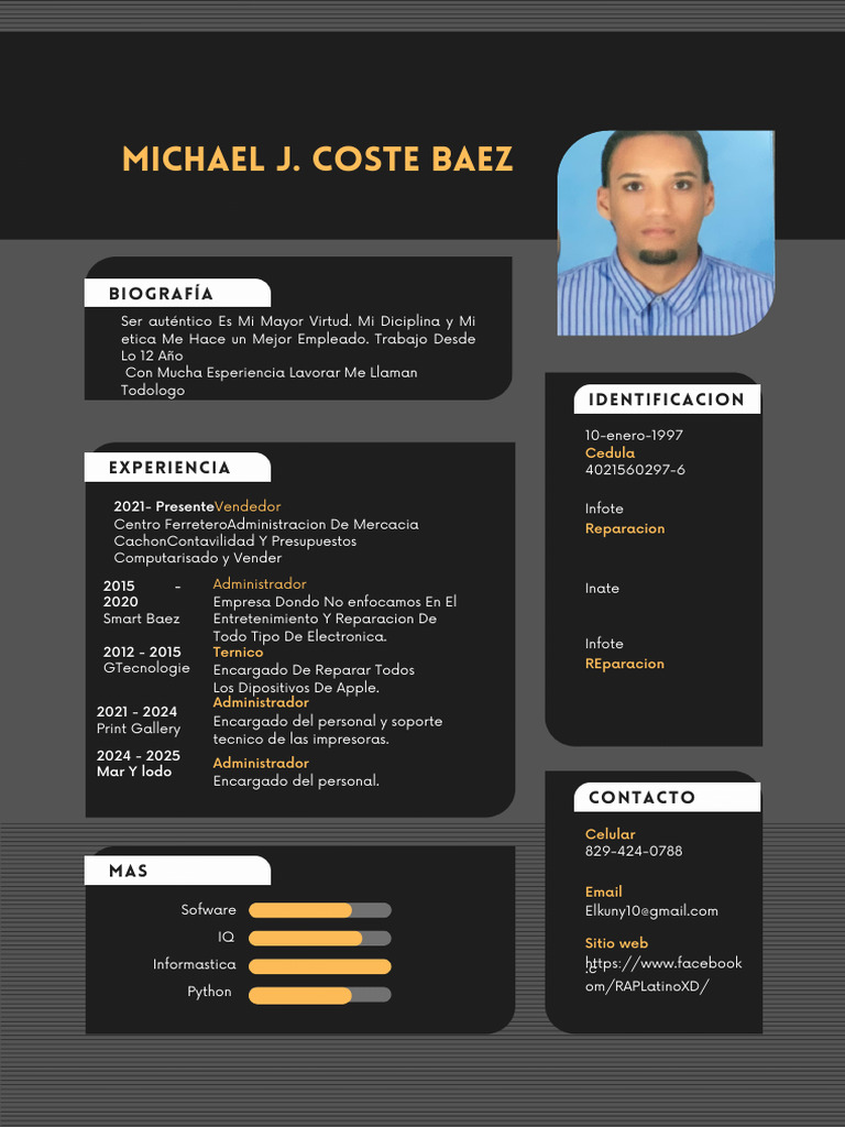 Currículum Michael PDF | PDF