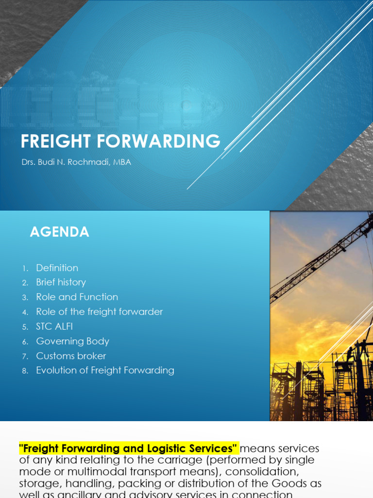 Freight Forwarding | PDF | Logistics | Supply Chain