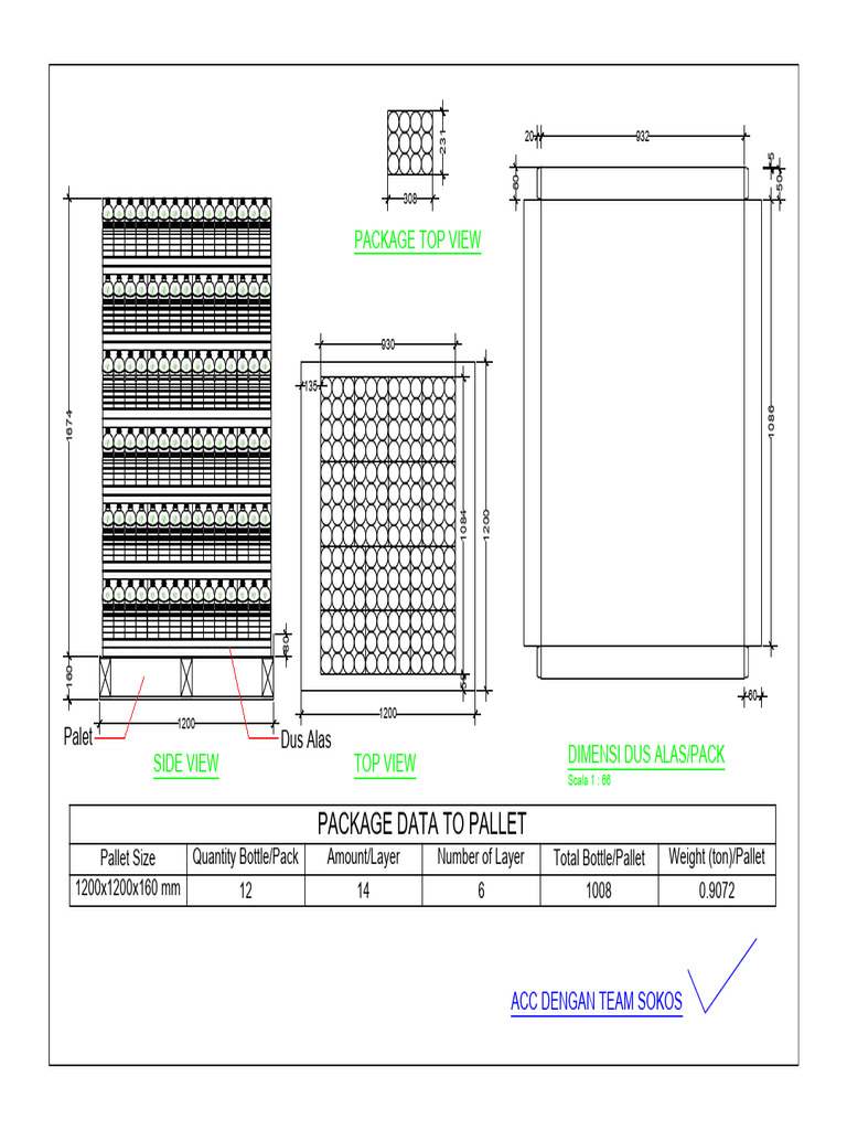 Simulasi Packing Ke Pallet-Acc Team Sokos | PDF