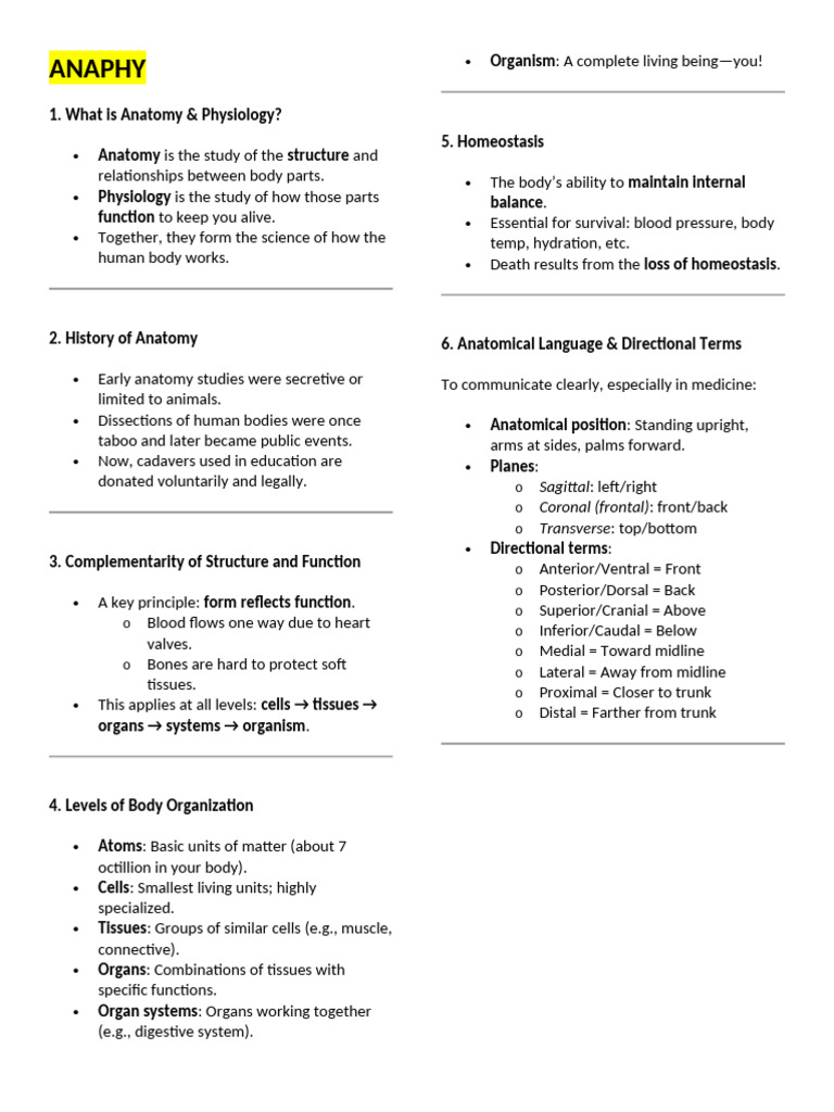 The Human Body Uncovered: Exploring the Anatomy and Physiology of Life ...