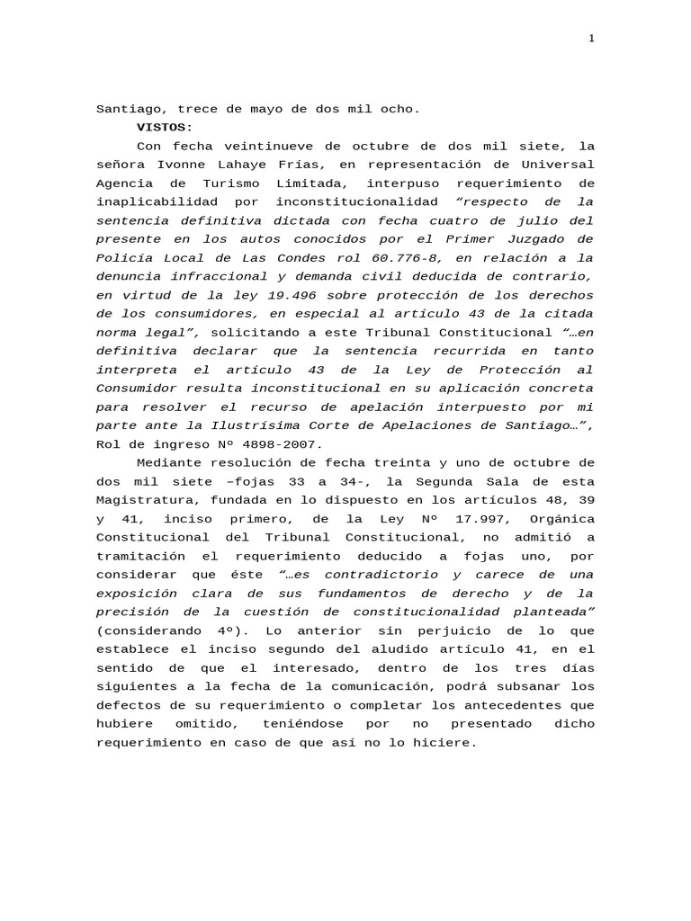 Vistos | PDF | Apelación | Los consumidores