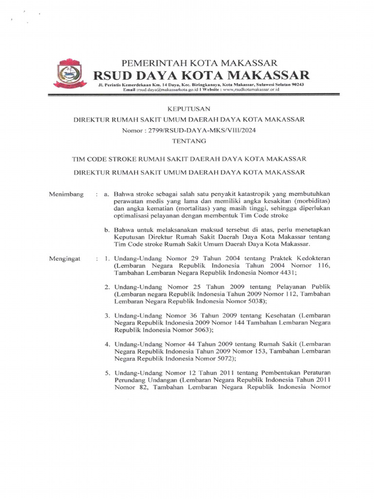 SK Tim Code Stroke | PDF